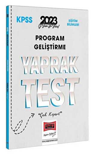 Yargı Yayınevi 2023 KPSS Eğitim Bilimleri Program Geliştirme Yaprak ... Yargı Yayınevi 2023 KPSS Eğitim Bilimleri Program Geliştirme Yaprak ...
