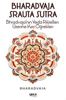 Bhradvaja Srauta Sutra - Bkmkitap
