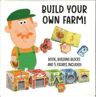 Book and Building Blocks: Farm - Bkmkitap