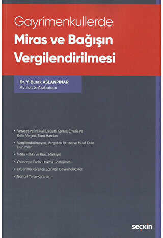 Gayrimenkullerde Miras ve Bağışın Vergilendirilmesi - Bkmkitap