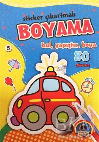 Sticker Çıkartmalı Boyama 5 - Bkmkitap